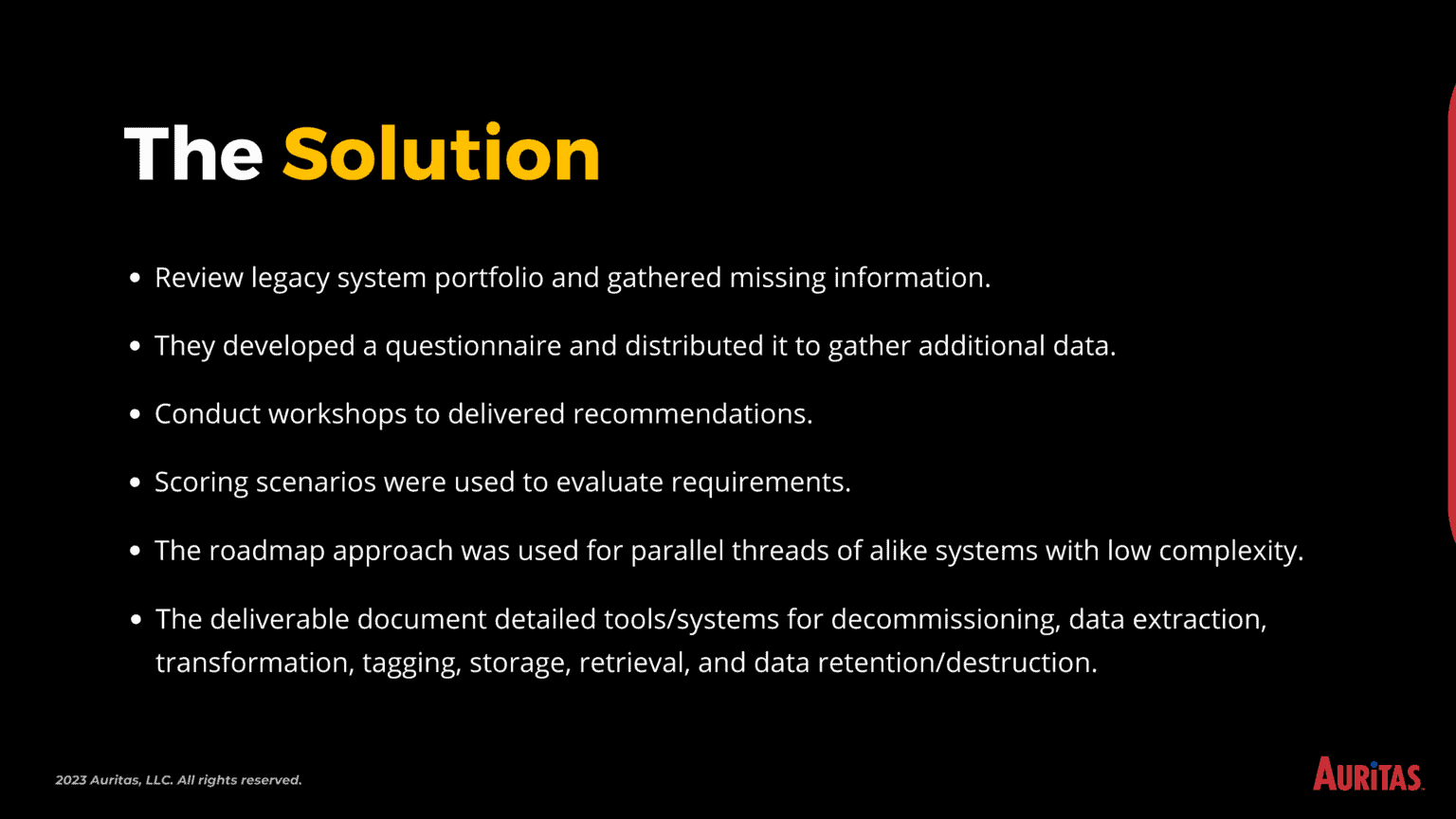 Legacy Decommissioning at Chemical Enterprise - Auritas