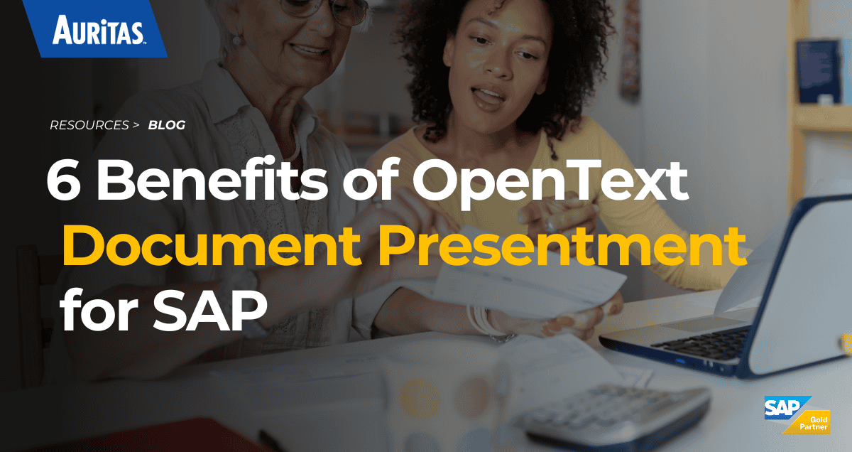 6 Benefits of OpenText Document Presentment for SAP